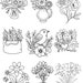 20 Unique Flower Coloring Pages for Kids, A4 Sheets, Colouring for Kids ...