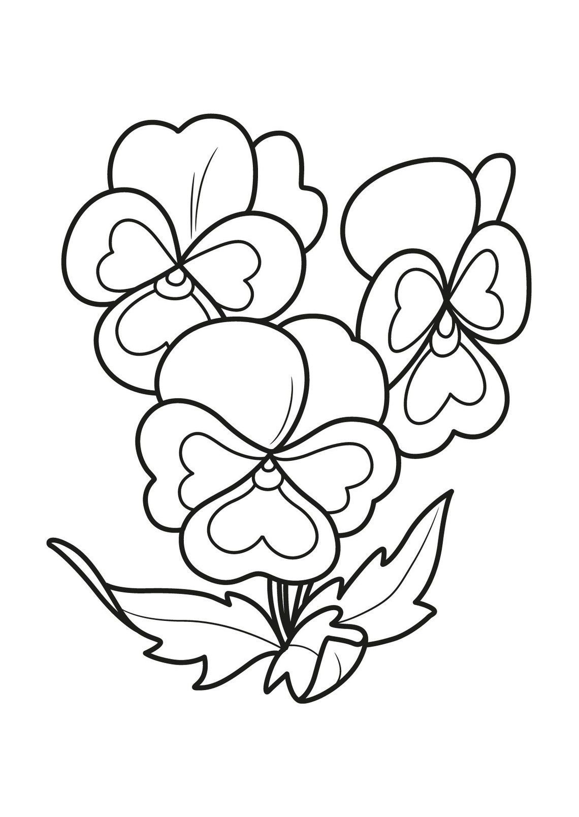20 Unique Flower Coloring Pages for Kids, A4 Sheets, Colouring for Kids ...