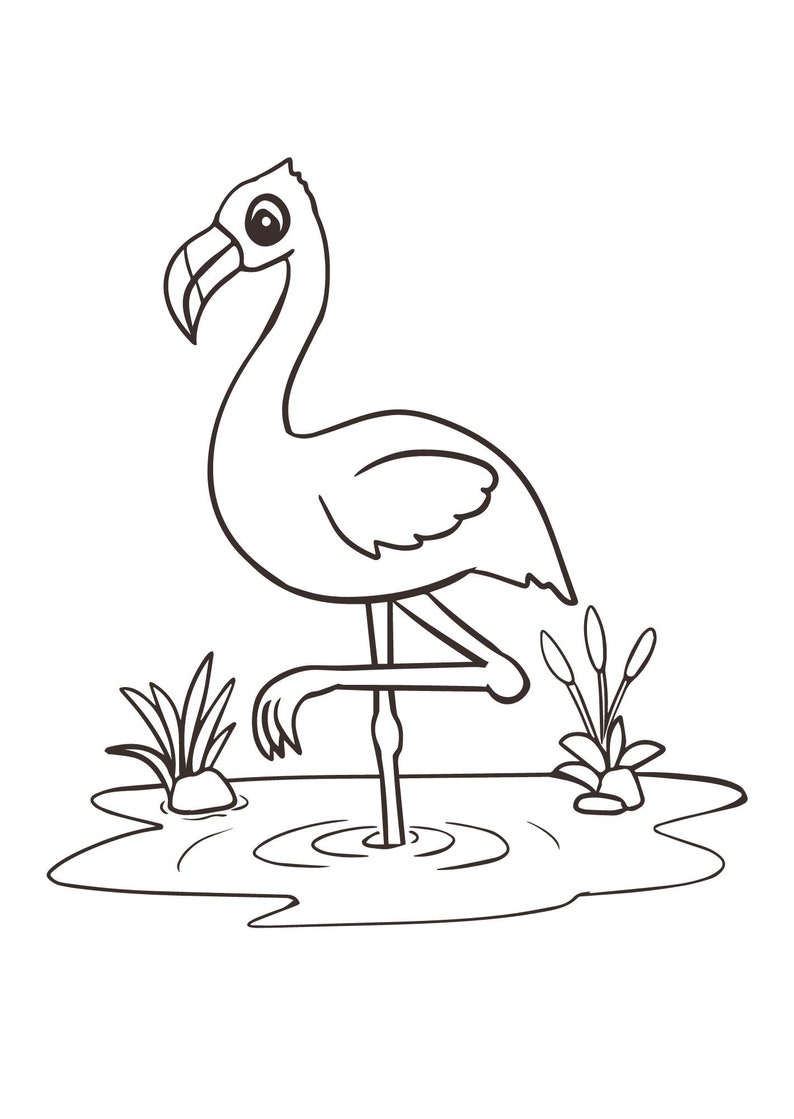 20 Unique Coloring Pages for Kids, Animal Coloring A4 Sheets, Colouring ...