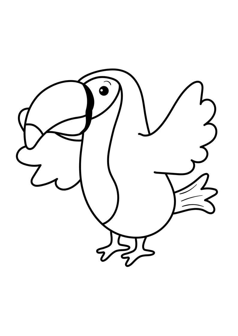 10 Animals Coloring Pages for Kids, Animal Coloring A4 Sheets ...