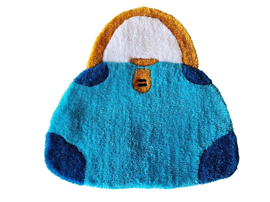 Hand Tufted Handbag/purse Rug - Custom Colors - Etsy
