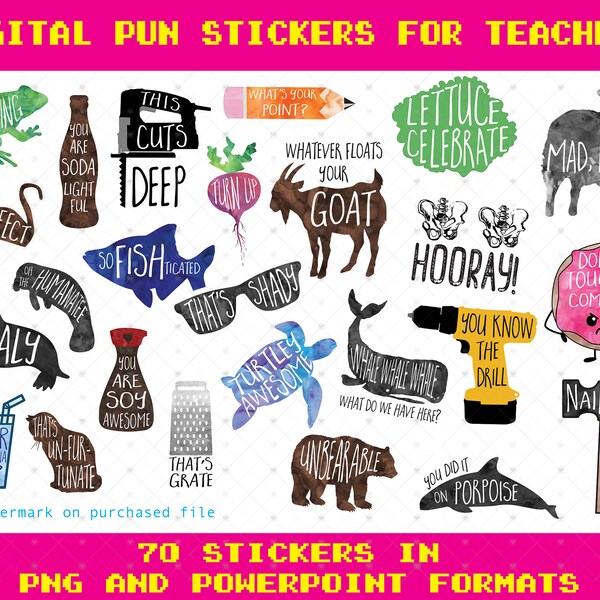 Powerpoint Stickers - Etsy