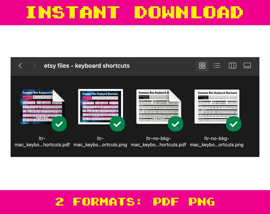 Apple Mac Keyboard Shortcuts Cheat Sheet for Macbook, Imac - Pdf and ...