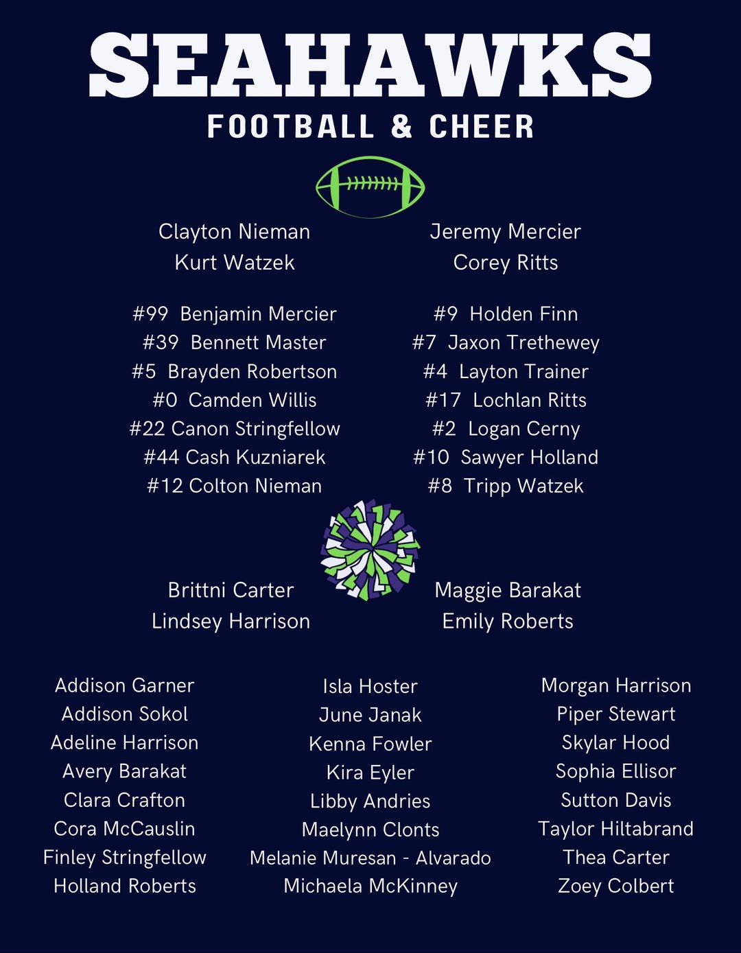 Team Roster Shirts - Etsy