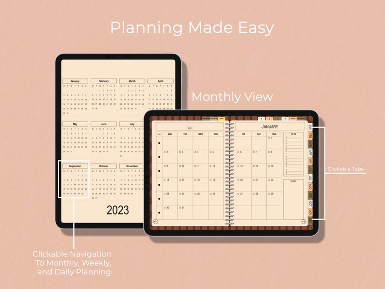 Premium 2023 Digital Planner iPad Planner Goodnotes, Notability ...