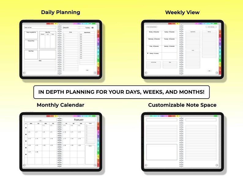 Premium 2023 Digital Planner iPad Planner Goodnotes, Notability ...