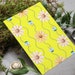 Honey Bee Seamless Digital Papers, Flowers & Bees Scrapbook Paper, Bee ...
