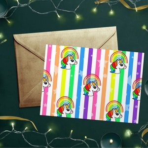 Rainbow Unicorns Seamless Digital Papers, Unicorns and Rainbows ...