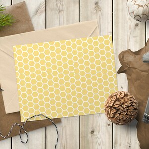 Honey Bee Seamless Digital Papers, Flowers & Beehives Scrapbook Paper ...