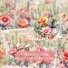 Desert Oasis Junk Journal Pages, Cactus & Desert Flowers Junk Journal ...