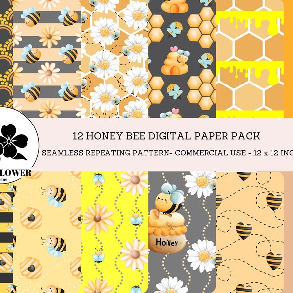 Honey Bee Wallpaper - Etsy