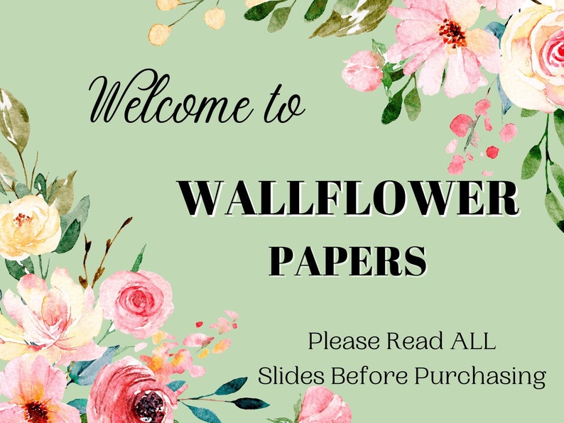 Honey Bee Seamless Digital Papers, Flowers & Bees Scrapbook Paper, Bee ...