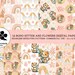 Teddy Bear Nursery Seamless Digital Papers, Pink Baby Girl & Rainbows ...