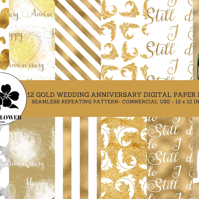 Gold Patterns - Etsy