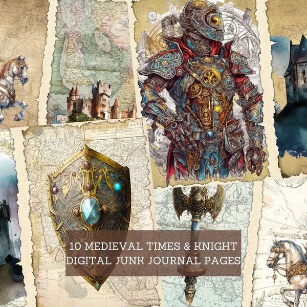 Medieval Digital Journal - Etsy
