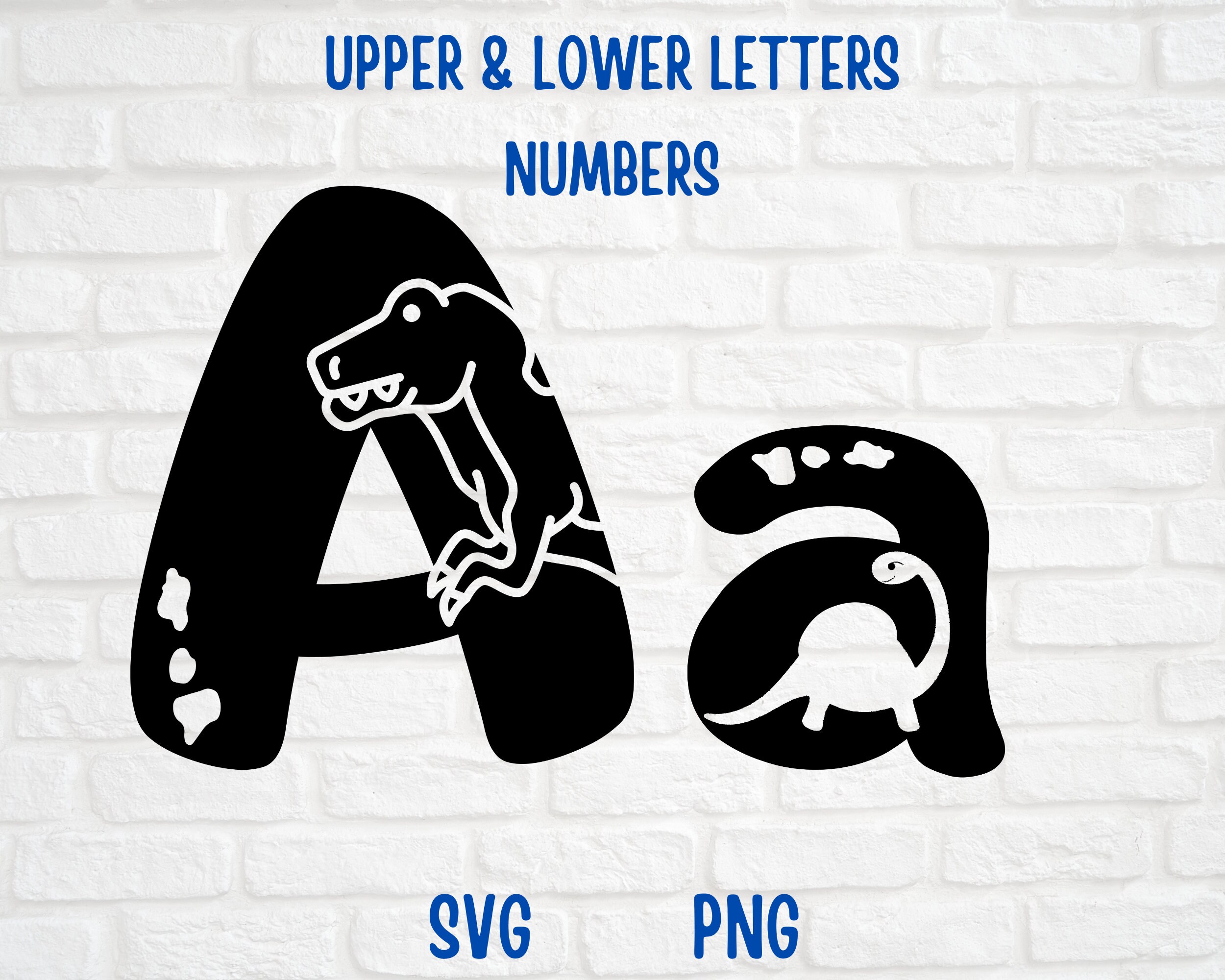 Dinosaur Letters Svg, Install Dino Alphabet, Dinosaur Baby Font SVG ...