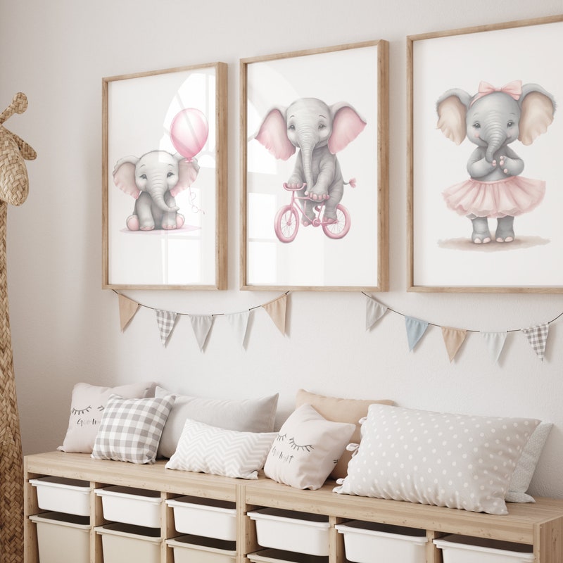Elephant Wall Decor Nursery - Etsy
