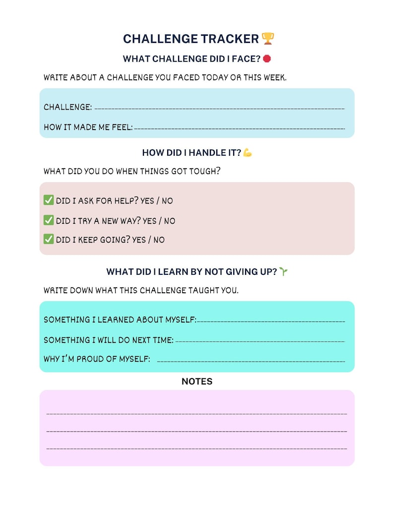 Growth Mindset Journal for Kids | Daily Positive Affirmations ...