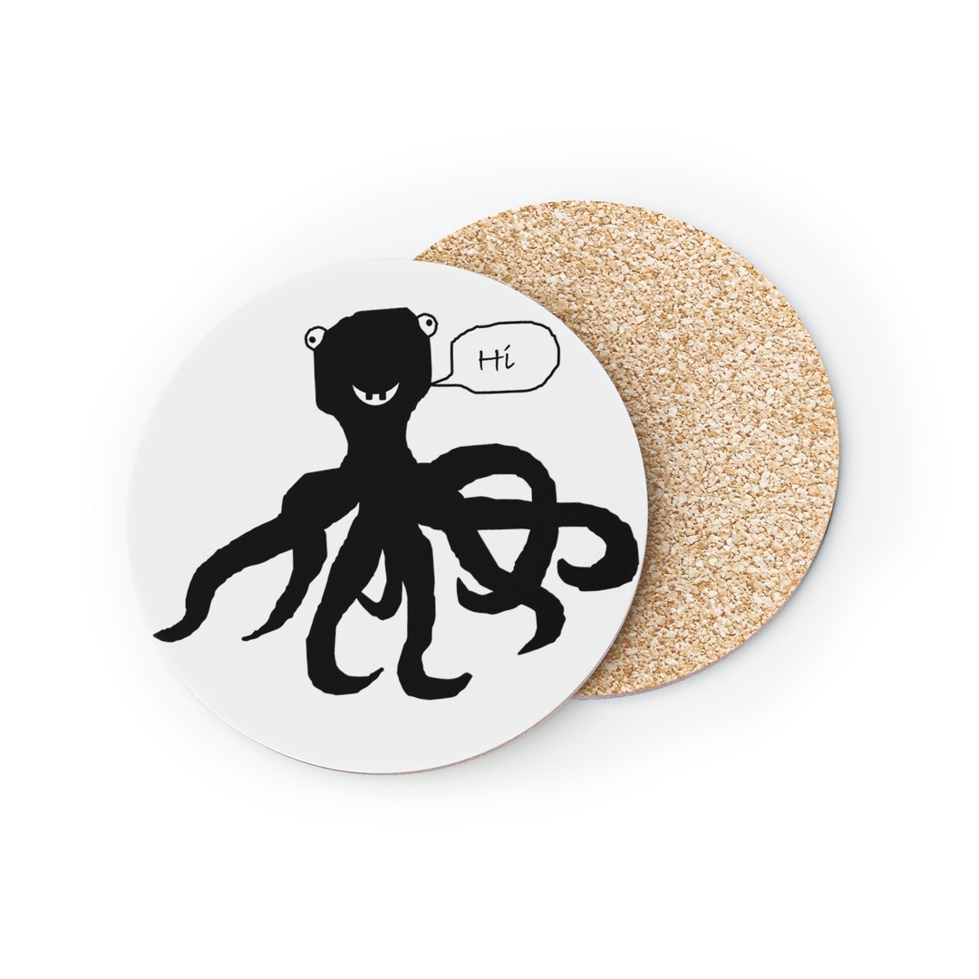 Octopus Coasters. Nautical Themed Kitchen Accessories. - Etsy