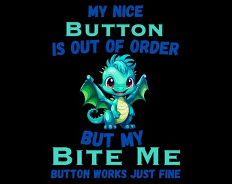 Bite Me Button Png - Etsy
