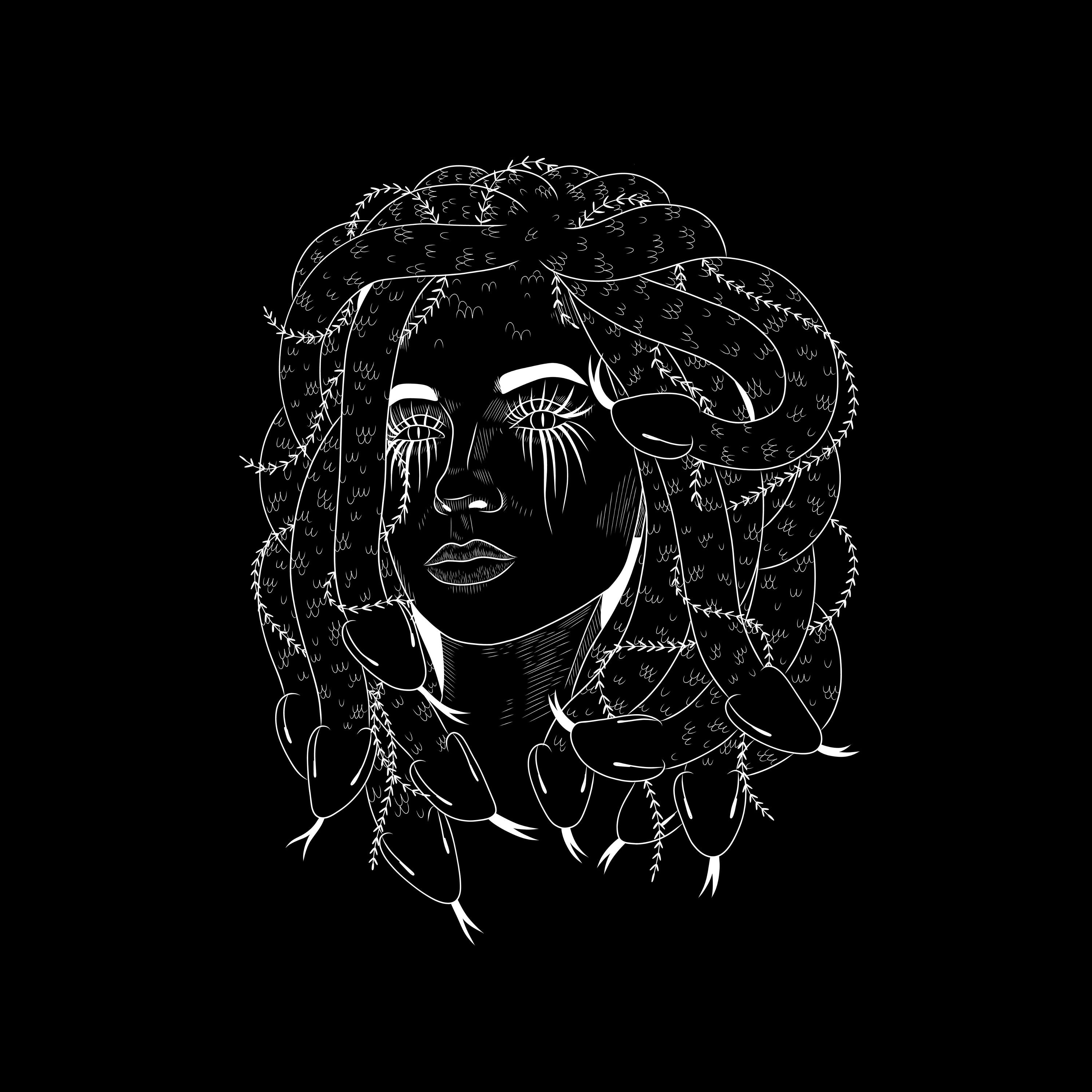 Medusa Graphic Medusa Tattoo Gothic PNG Goddess PNG - Etsy