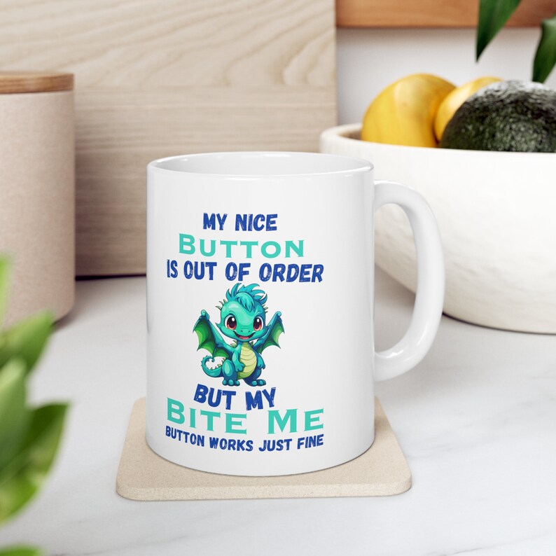 Bite Me Nice Button PNG Graphic Baby Dragon PNG Bite Me PNG Sarcastic ...