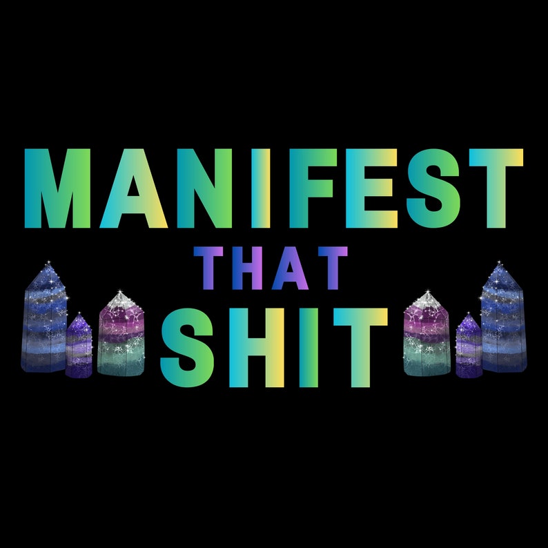 Manifest PNG - Witchy PNG - Crystals PNG - Witch Graphics - Transparent ...