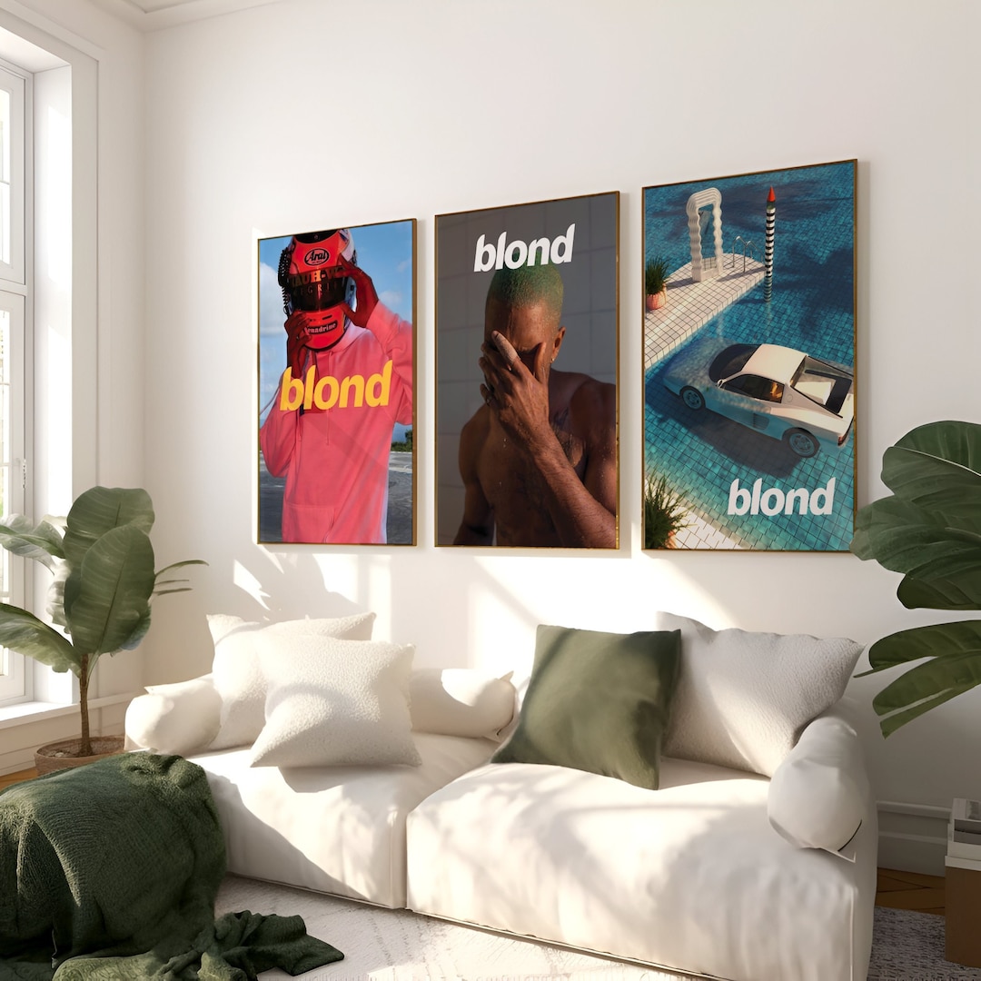 Frank Ocean Poster, Blond Poster,set of 3, Album Poster, Novacane ...