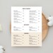 Minimalist Set of Restaurant Menus, Restaurant Menu Template, Modern ...
