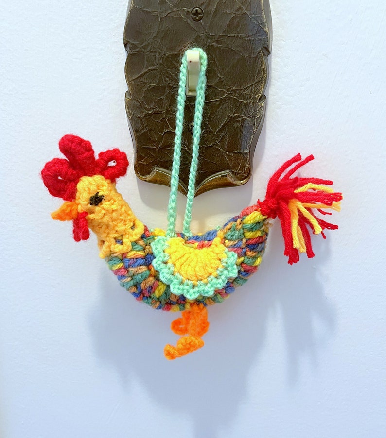 Crochet Rooster Pattern Instant Download Step by Step Tutorial Table ...