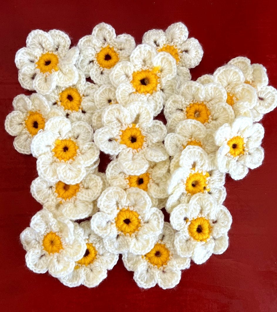 Crochet Daisy Flower Instant Download of PDF Tutorial With Photos and ...