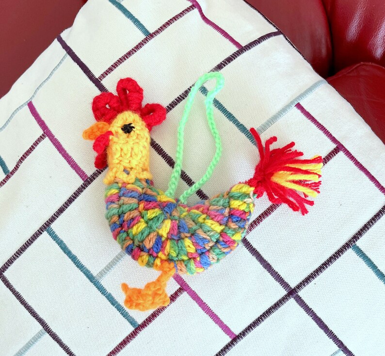 Crochet Rooster Pattern Instant Download Step by Step Tutorial Table ...