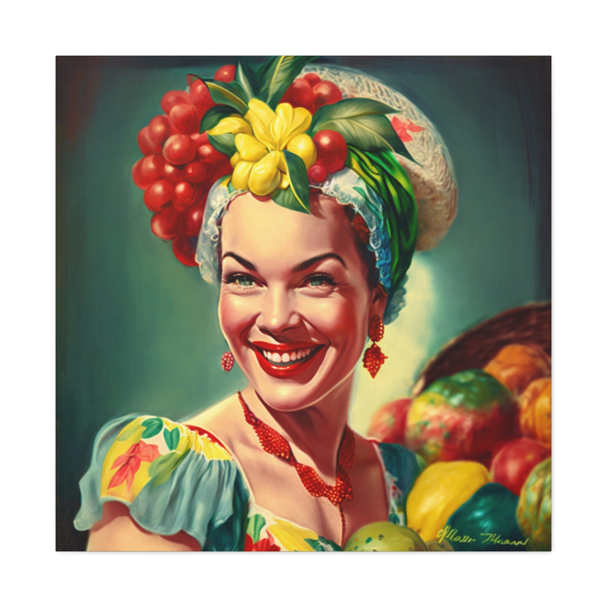 Brazilian Woman Dressed as Carmen Miranda for the Carnival. Wrapped ...