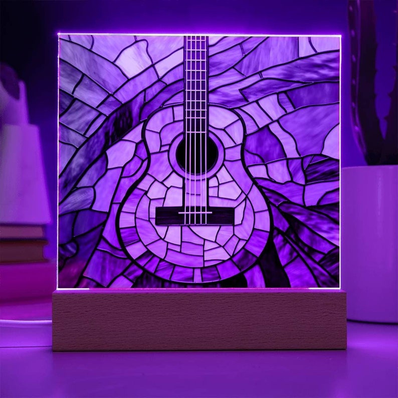 Guitar Acrylic Plaque, Guitar Lover Gift, Guitar Player Gift, Guitar ...