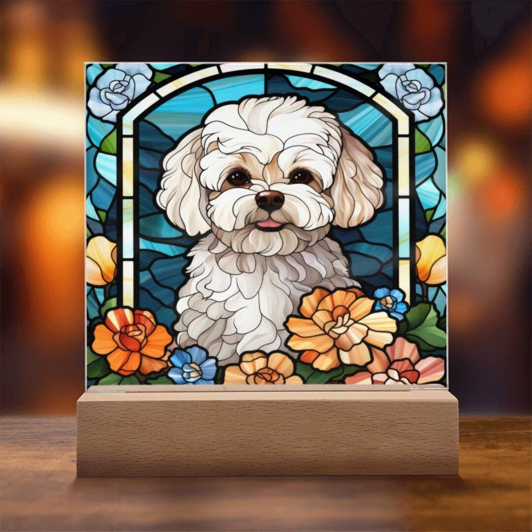 Maltipoo Acrylic Plaque, Maltipoo Lover Gift, Dog Lover Gift, Maltipoo ...