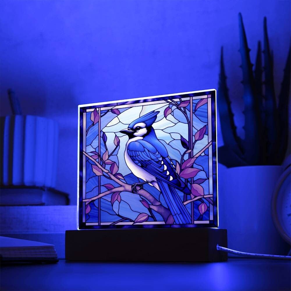 Blue Jay Acrylic Plaque, Blue Jay Picture, Blue Jay Plaque, Bird Lover ...