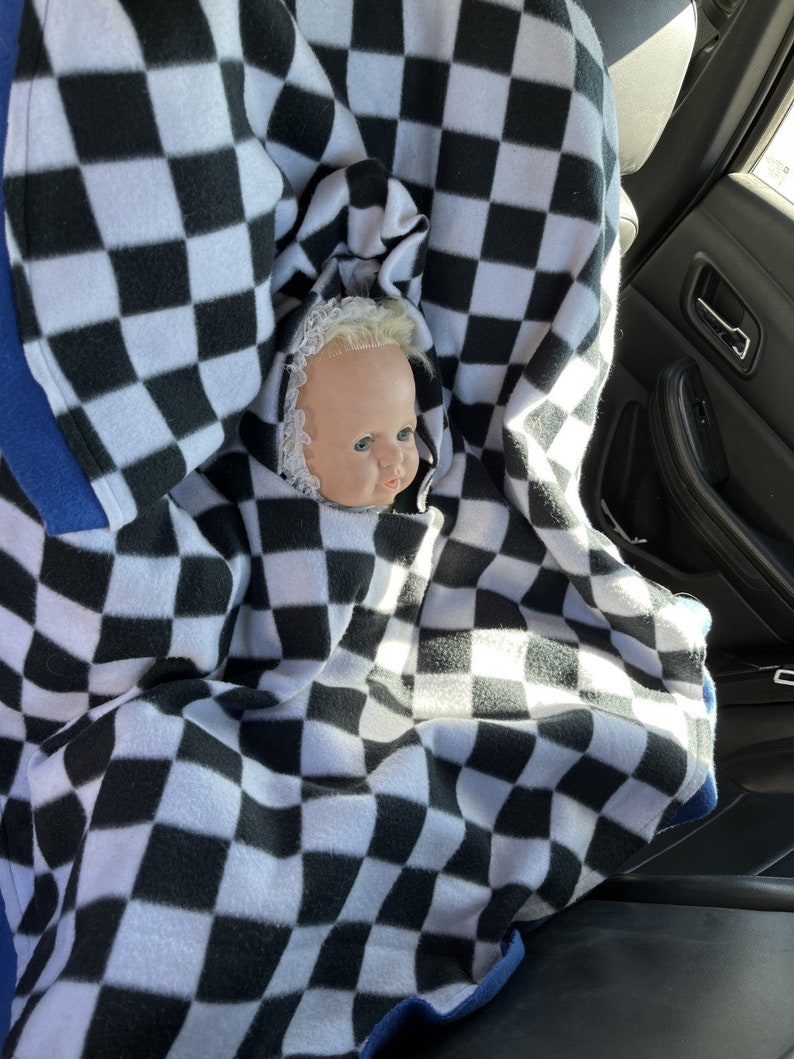 Hooded Car Seat Poncho - Etsy