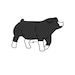 Show Pig Kiss-cut Vinyl Decals *showpig Stickers* Crossbred, Duroc ...