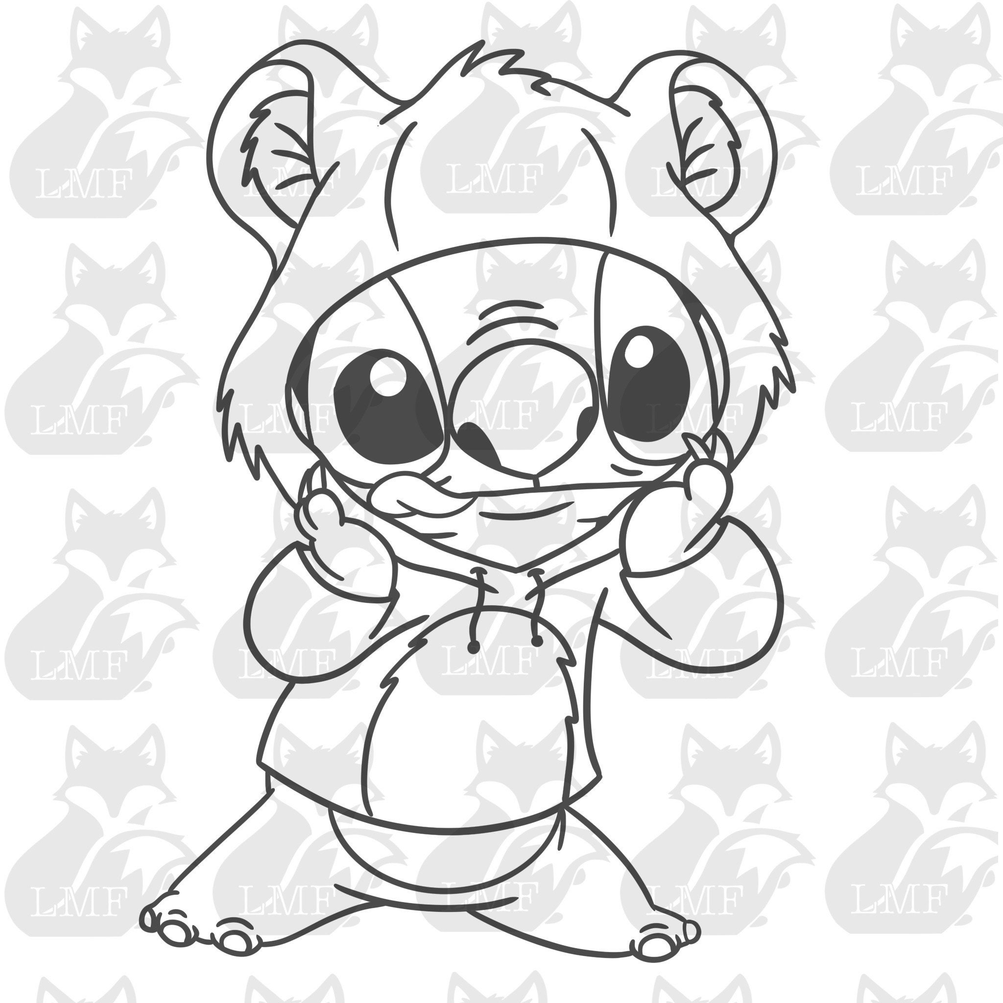 Stitch and Simba SVG. Lilo and Stitch Svg. Lion King Svg. Png, Layered ...