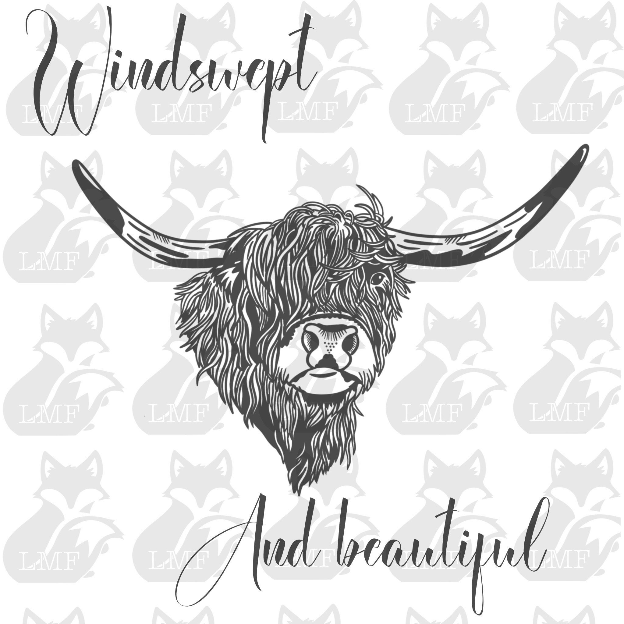 SVG Highland Cow, Scottish Svg - Etsy