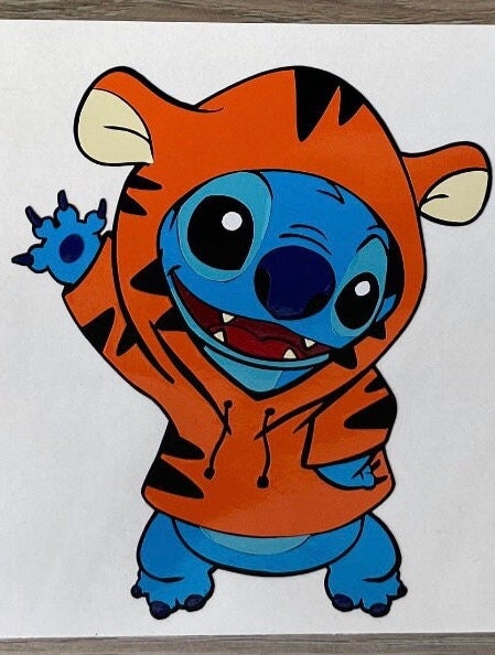 Stitch SVG. Stitch Dressed Like Tigger Svg. Lilo and Stitch Svg. Png ...