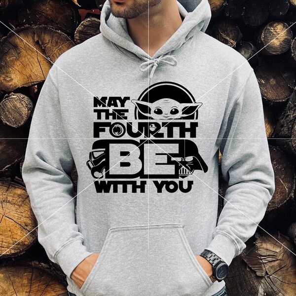 May the 4th Be With You Svg - Etsy