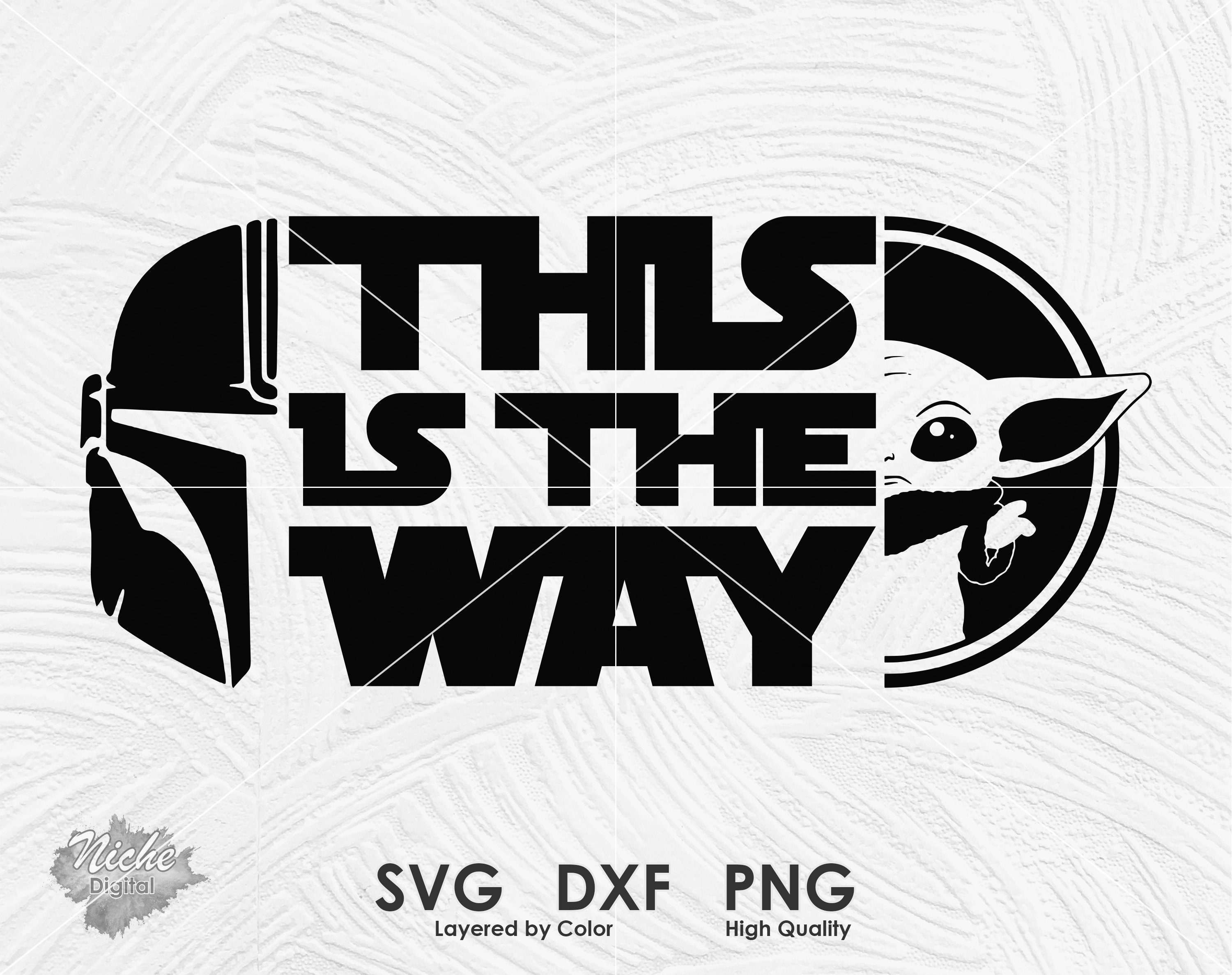 This is the Way SVG Mandalorian SVG Baby Yoda Svg - Etsy