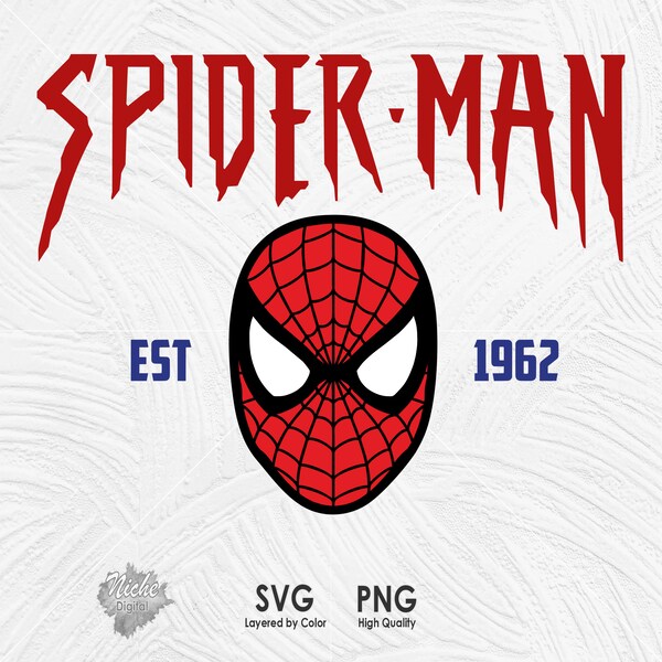 Spider Man Svg - Etsy