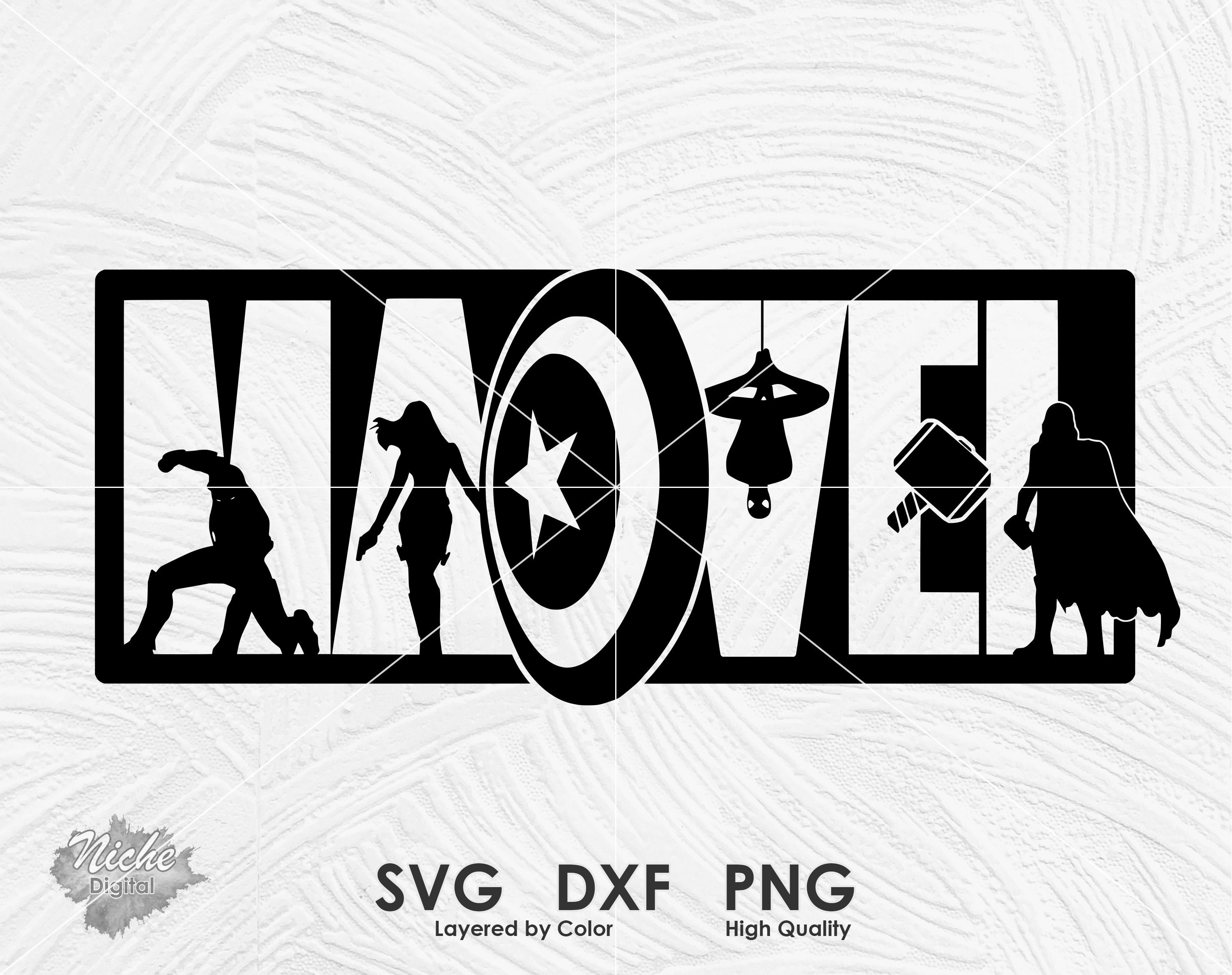 Avengers Shirt Svg superheroes Family Vacation Svg Png - Etsy