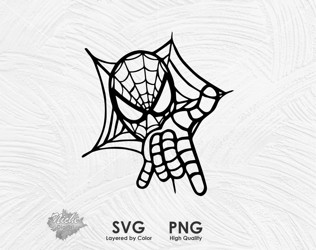 Spidermaan in Web Svg Png, Superhero Shirt Design Svg, Avengers Family ...
