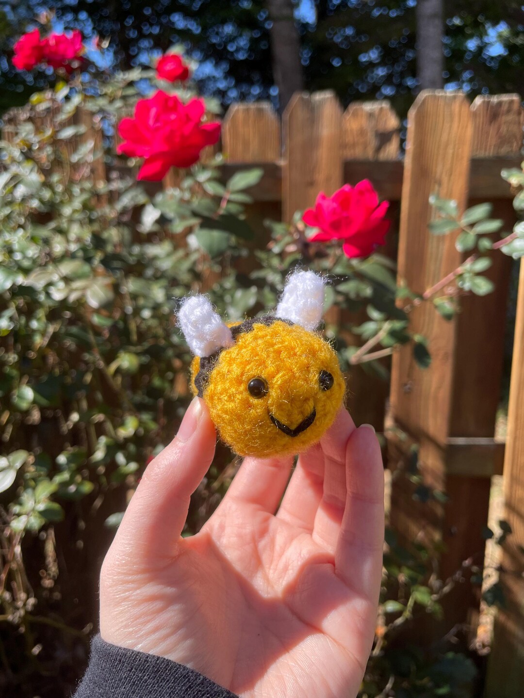 Crochet Bee Plushie - Handmade Amigurumi - Etsy