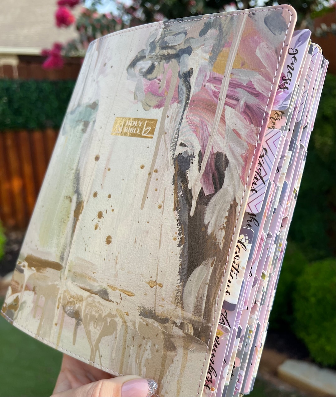 Beautiful NIV, Artisan Collection Bible With Tabs, Leathersoft, Multi ...