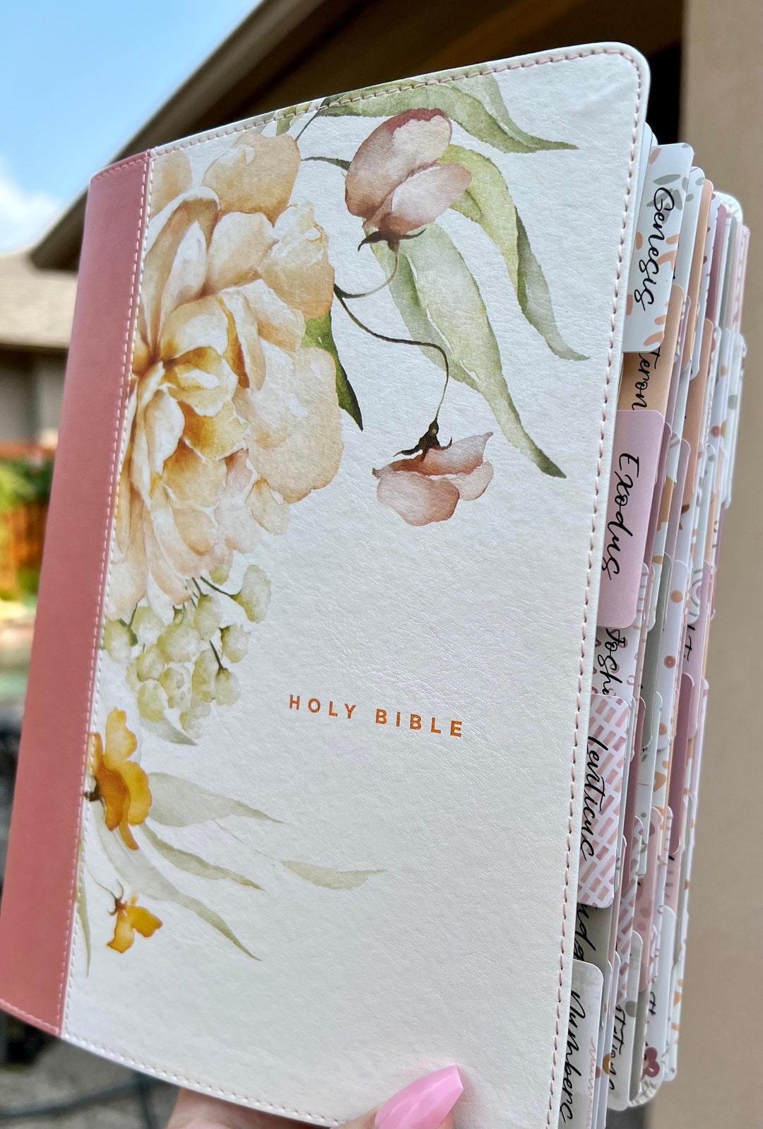Beautiful NLT Wide Margin Bible for Journaling , Filament-enabled ...
