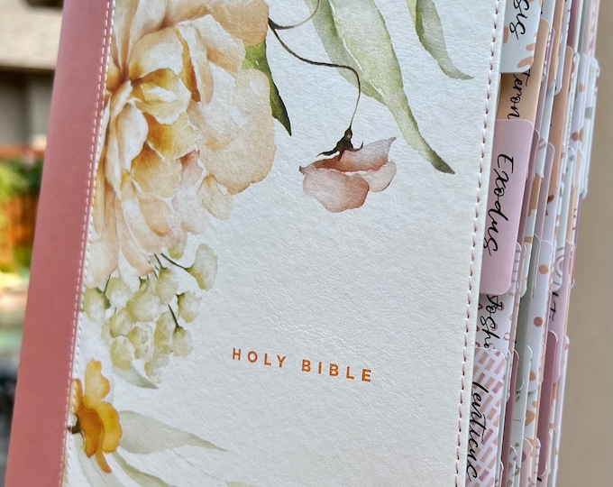 Beautiful NLT Wide Margin Bible for Journaling , Filament-enabled ...